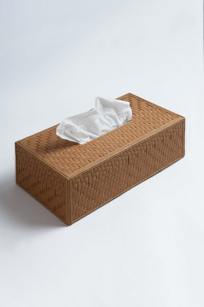 WOVEN RECTANGLE TISSUE BOX HOLDER – Aljoud Lootah Design Studio